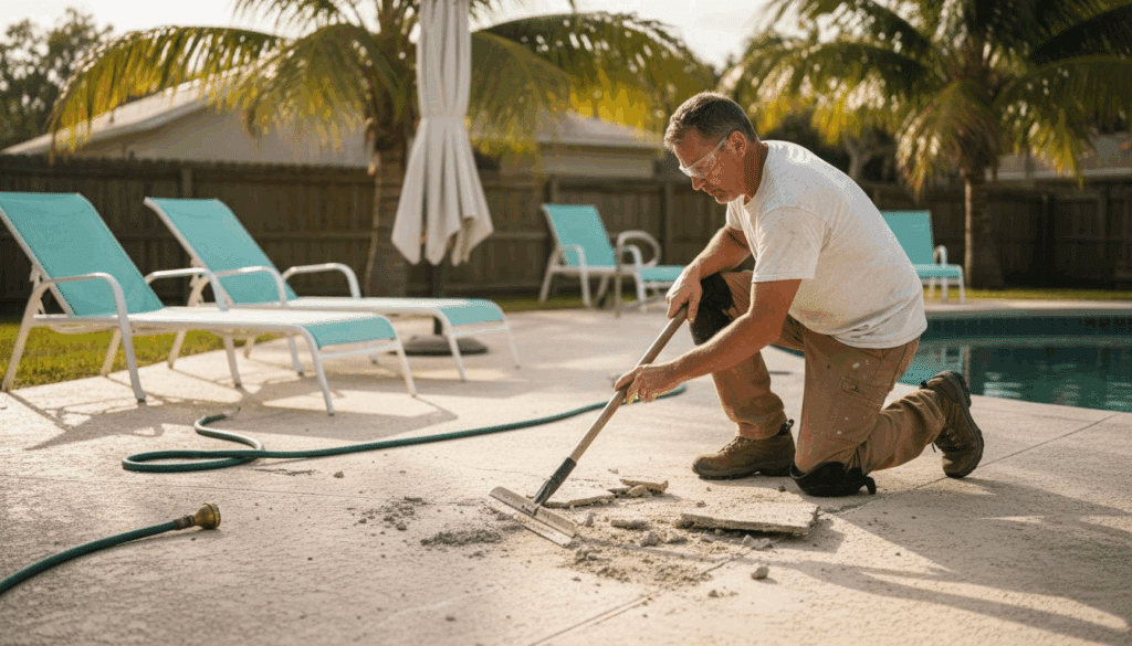 What Is Deck Resurfacing? Transforming Poolside Spaces