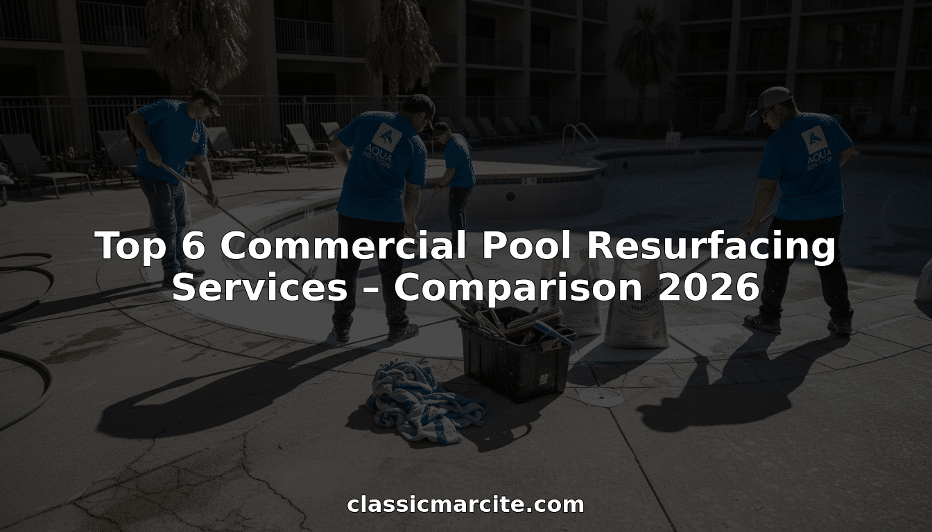 Top 6 Commercial Pool Resurfacing Services – Comparison 2026